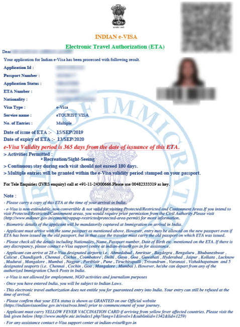 e-indiansvisa